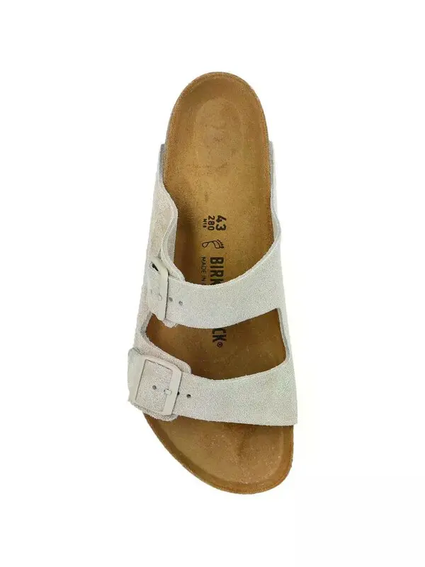 BIRKENSTOCK Arizona Suede Sandals - Neutrals
