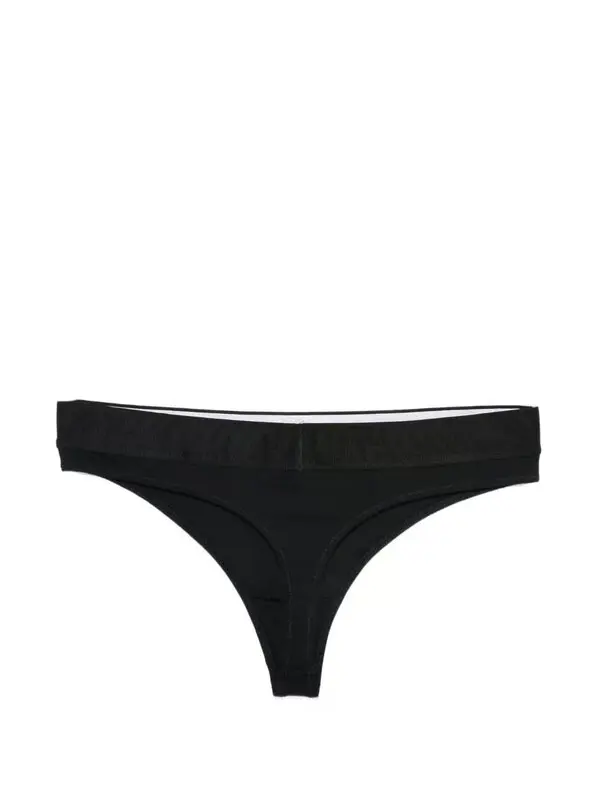 TOM FORD Logo-detail Thong - Black
