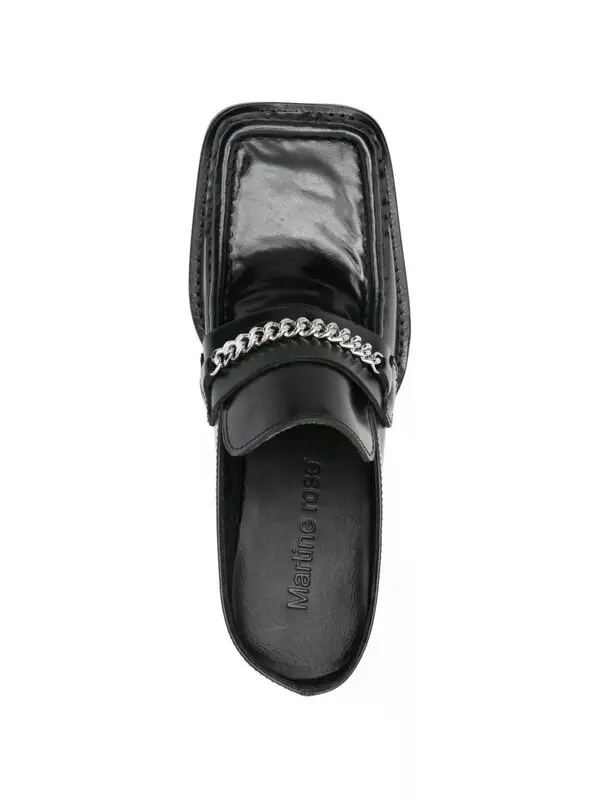 Martine Rose Square-toe Chain Mules