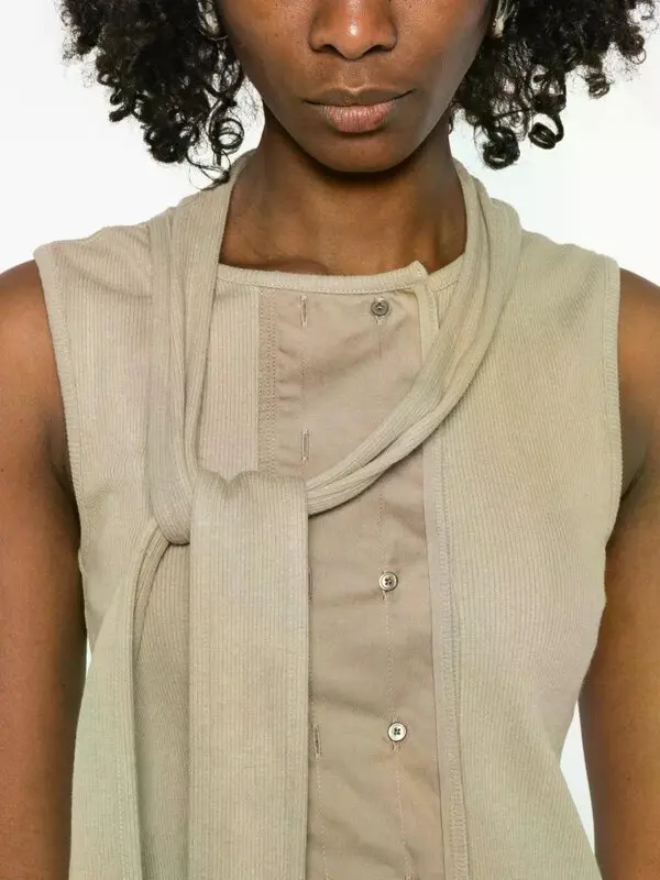 LEMAIRE Asymmetrical Tie Top