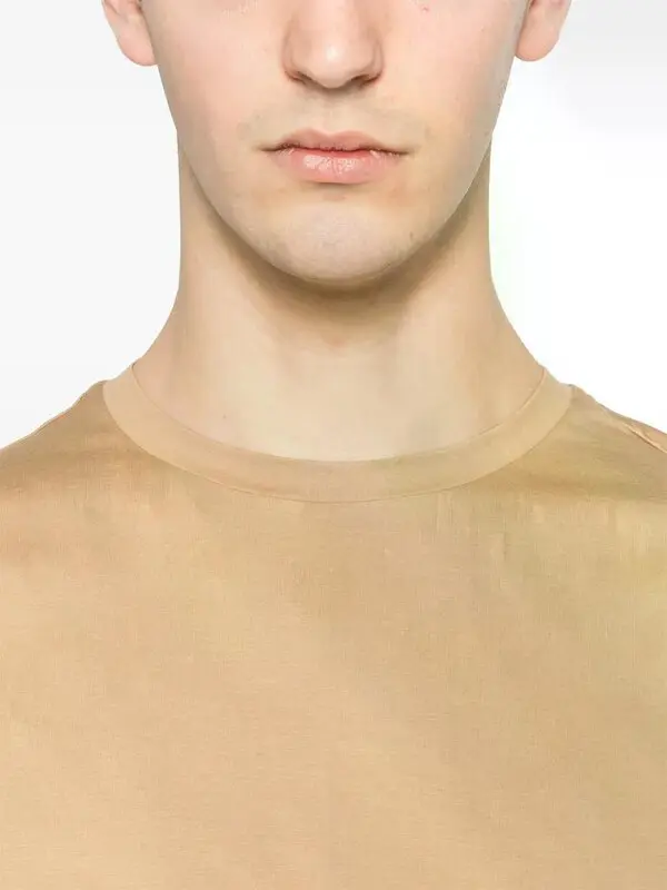 Herno Round-neck T-shirt - Neutrals