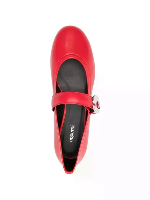 Coperni Belt Flat Pumps - Red