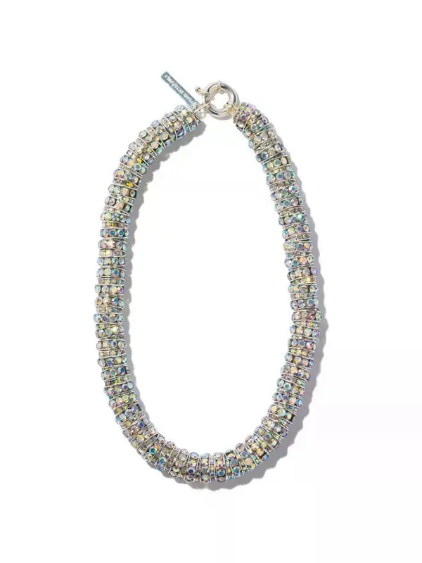 PEARL OCTOPUSS.Y Iridescent Toggle Necklace - Silver