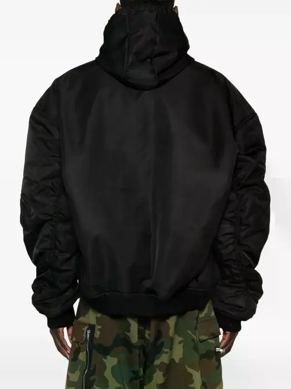 LỰU ĐẠN Distorted Ma1 Hooded Jacket