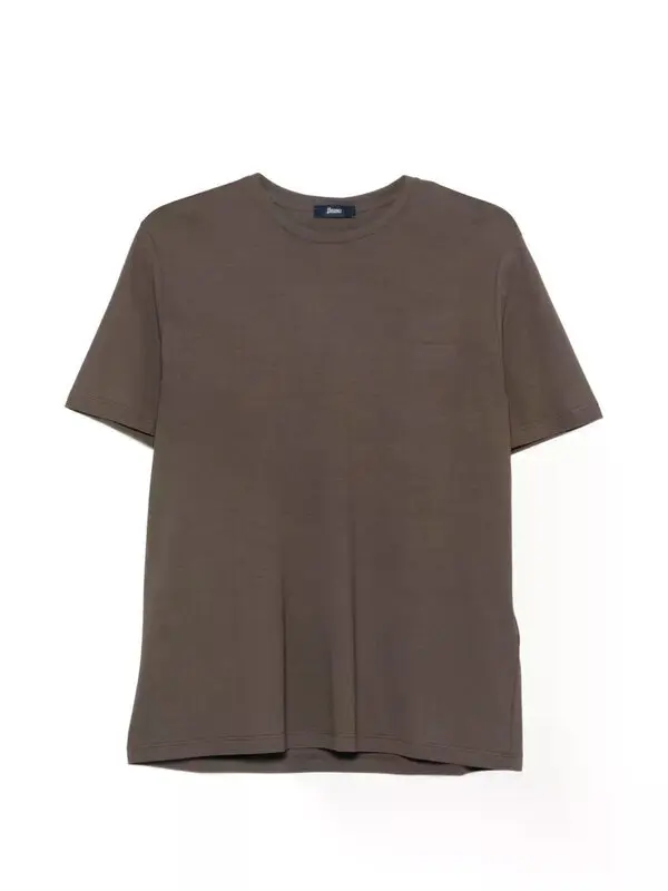 Herno Round-neck T-shirt - Brown