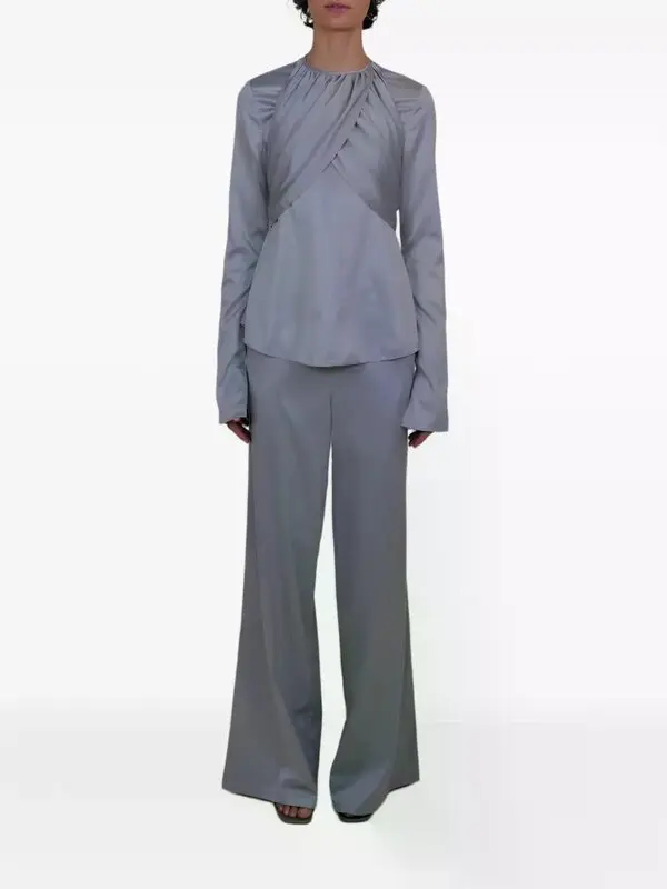 Azeeza Twisted Long-sleeve Top