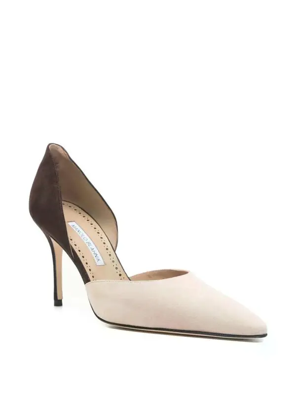 Manolo Blahnik Taylerbinu Point-toe Heeled Pumps