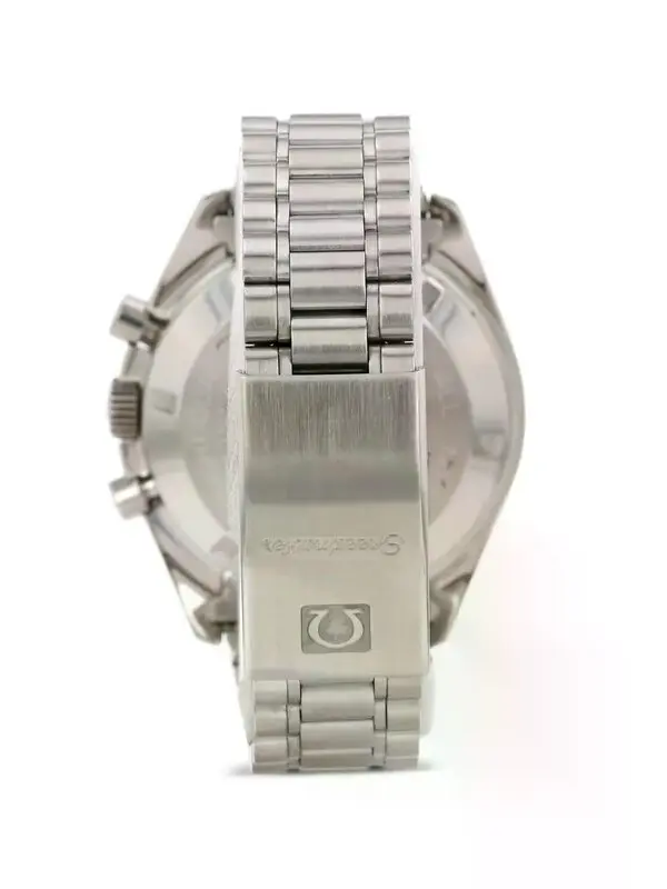 Omega 1990s 42mm Speedmaster Screwed Caseback Watch - Silver