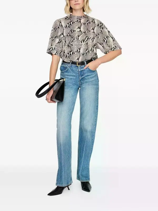 ANINE BING Python Print T-shirt