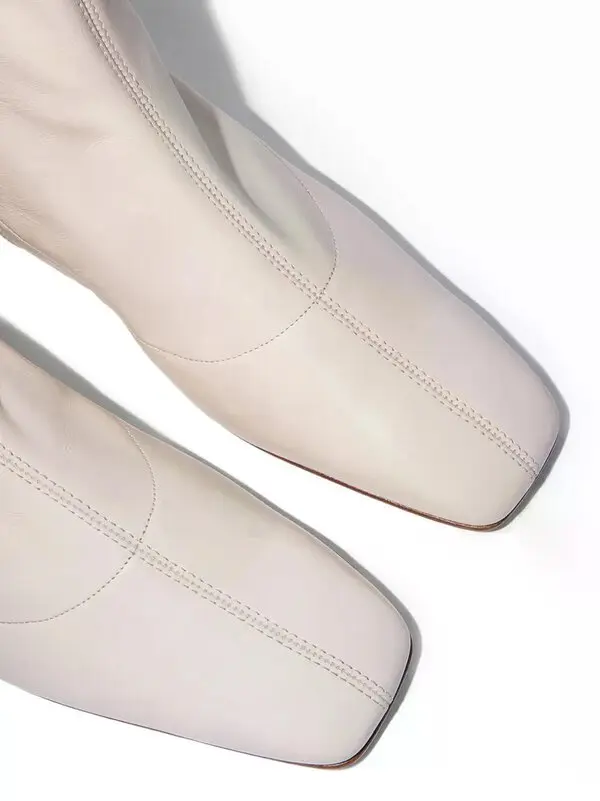 By Far Este Leather Ankle Boots