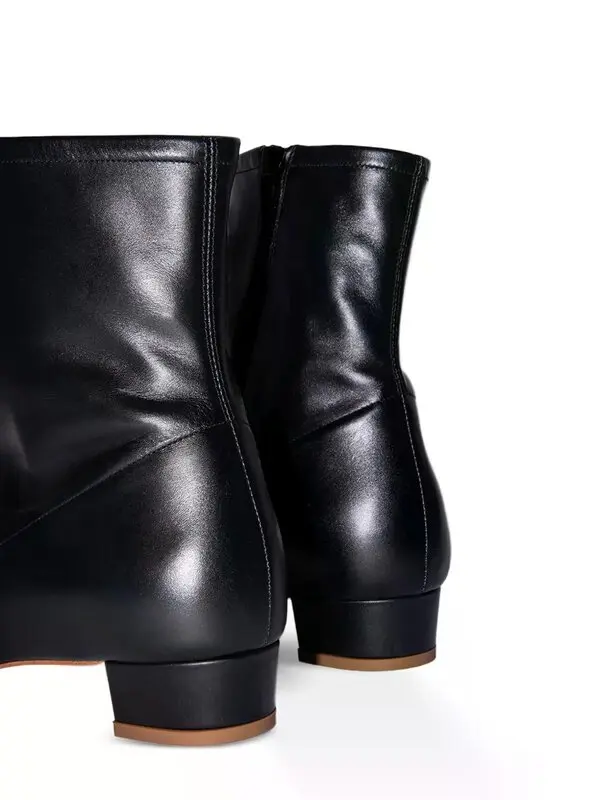 By Far Este Leather Ankle Boots