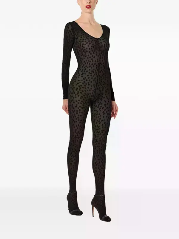 Wolford Polka Dot Catsuit - Black