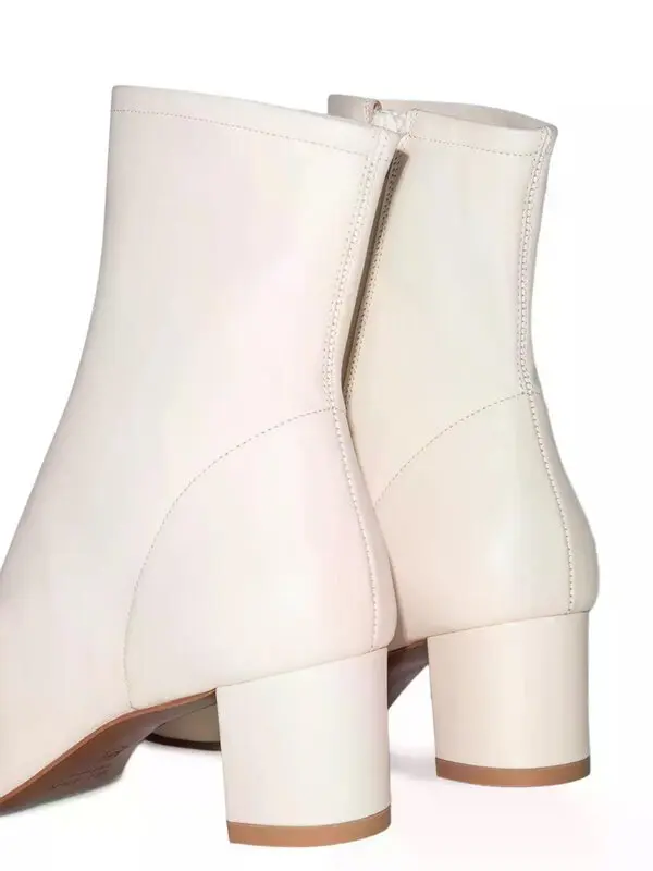 By Far Almond-toe Ankle Boots