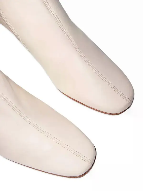 By Far Almond-toe Ankle Boots