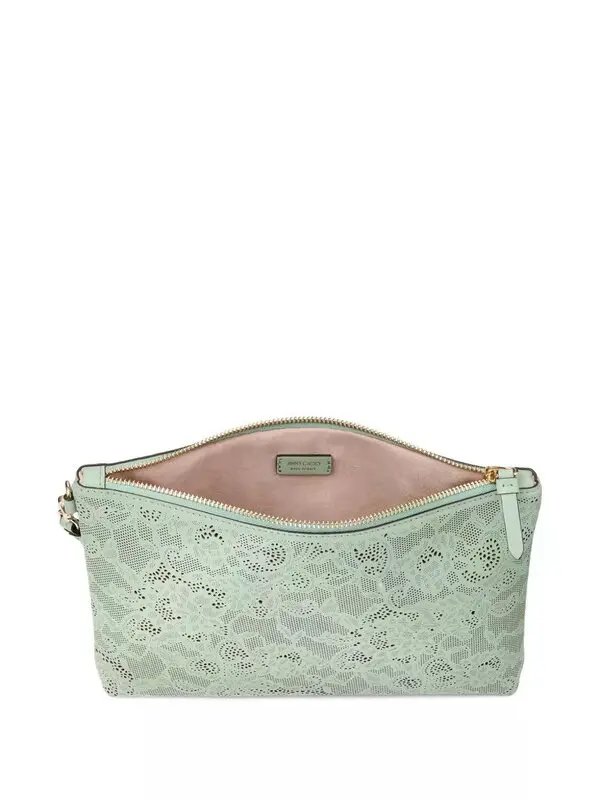 JIMMY CHOO Floral Lace Pouch Wallet