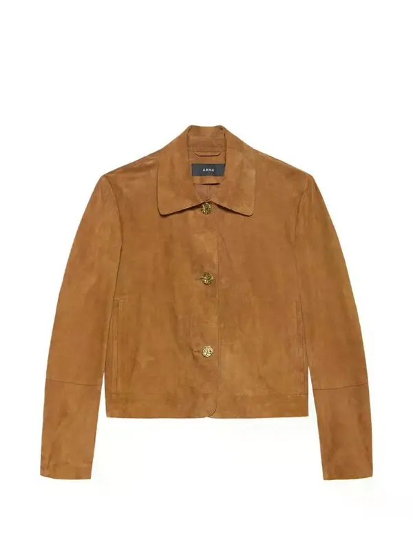 ARMA Buttoned Leather Jacket