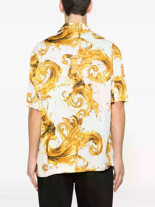 Versace Baroque-print Pocket Shirt