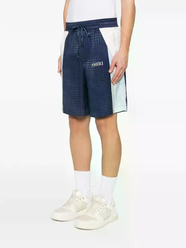 Amiri Ma Quad Monogram Print Drawstring Shorts