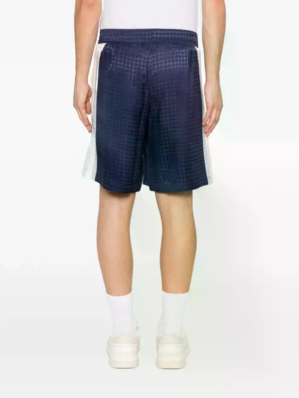 Amiri Ma Quad Monogram Print Drawstring Shorts