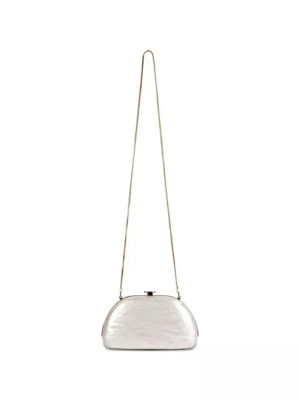 GEMY MAALOUF Glossy-effect Clutch