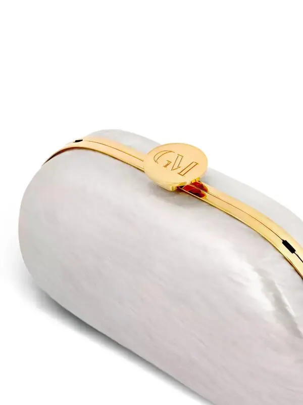 GEMY MAALOUF Glossy-effect Clutch