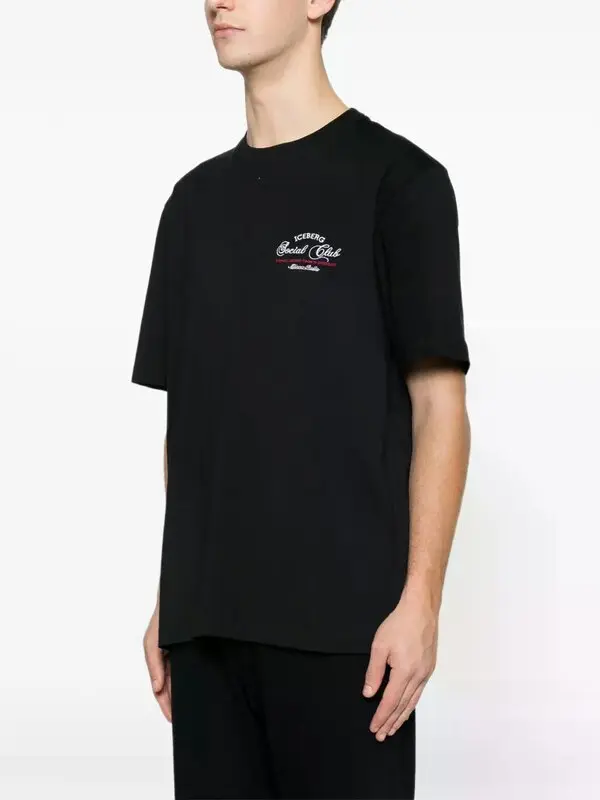 Iceberg Logo Crew Neck T-shirt