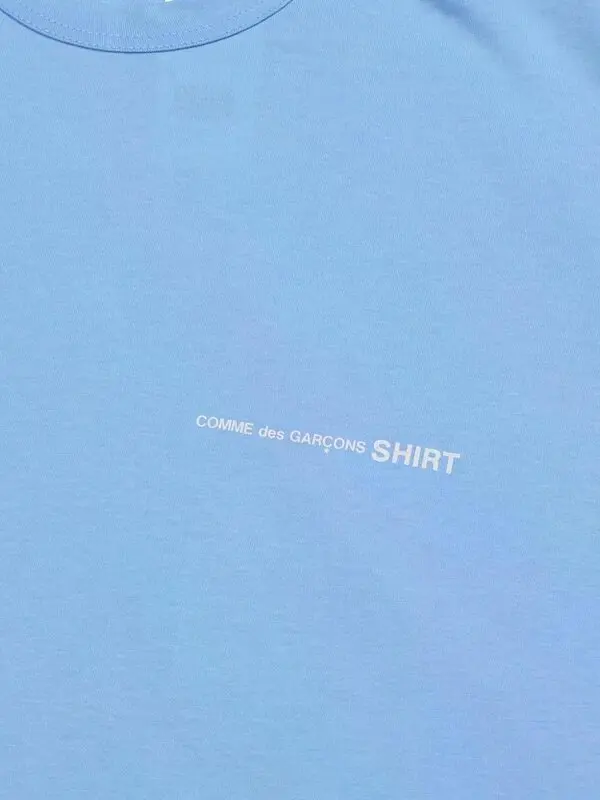Comme Des Garçons Logo T-shirt - Blue