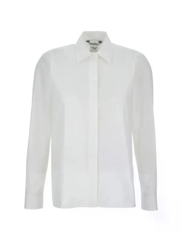 Max Mara Logo Appliqué Long-sleeve Shirt