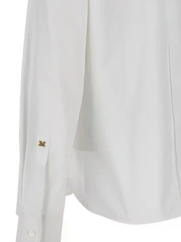 Max Mara Logo Appliqué Long-sleeve Shirt