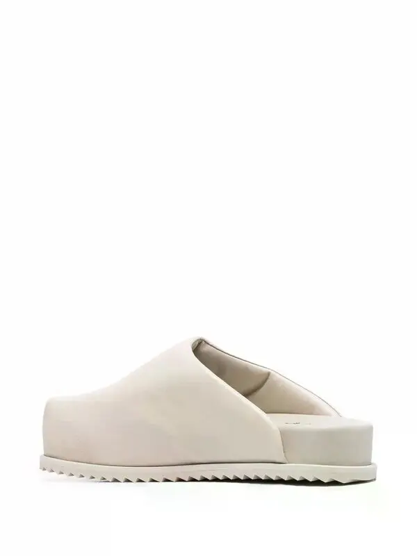 YUME YUME Truck Faux Leather Mules - Neutrals