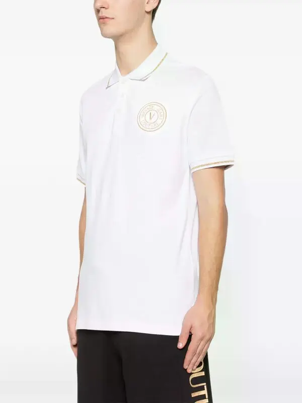 Versace Logo-print Polo Shirt