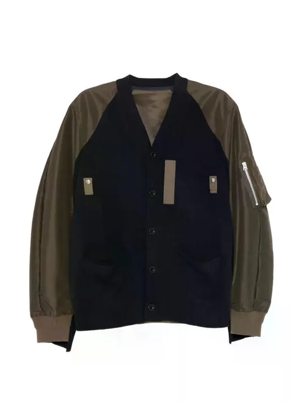 Sacai Buttoned Panelled Jacket