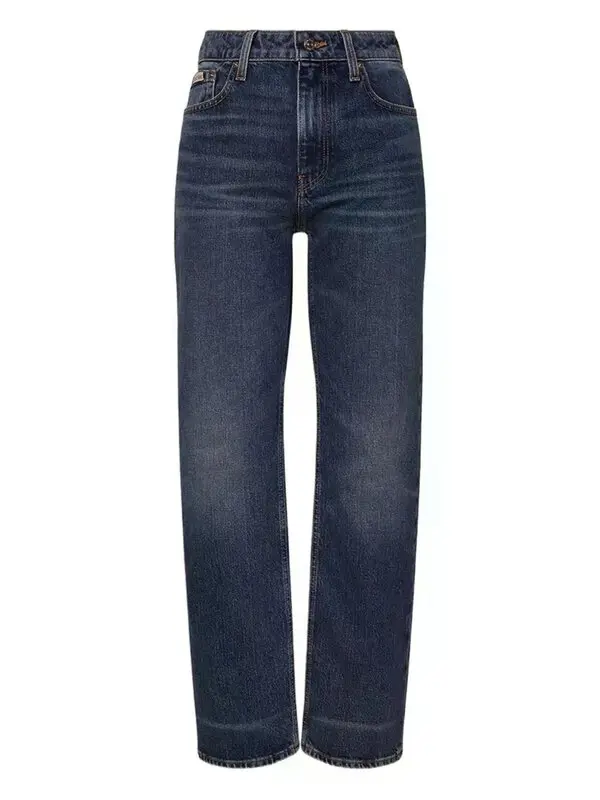 Calvin Klein High-rise Straight-leg Jeans