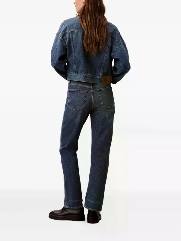 Calvin Klein High-rise Straight-leg Jeans