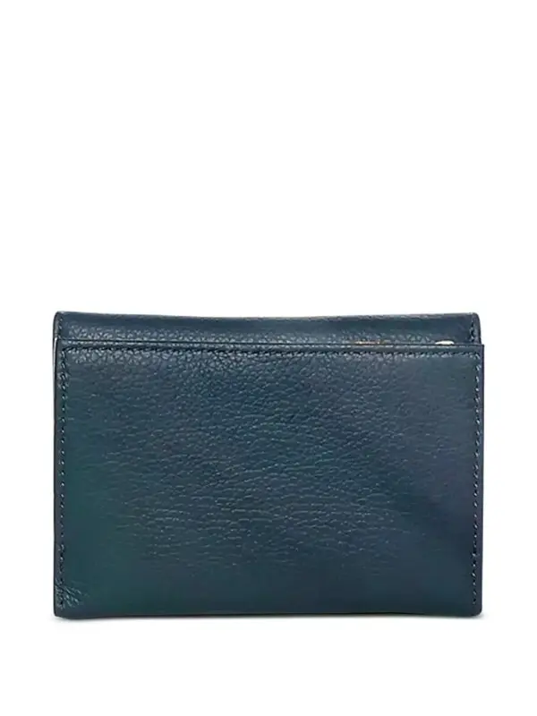 COCCINELLE Logo-plaque Leather Wallet - Blue