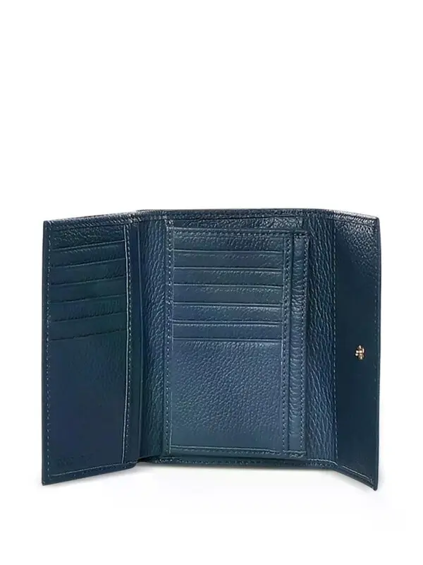 COCCINELLE Logo-plaque Leather Wallet - Blue