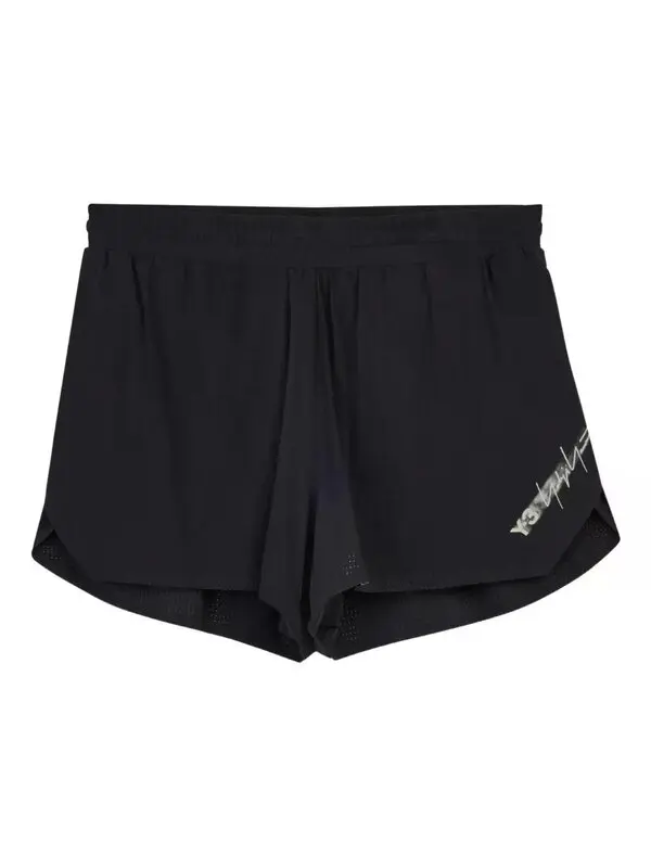 Y3 Signature-print Shorts