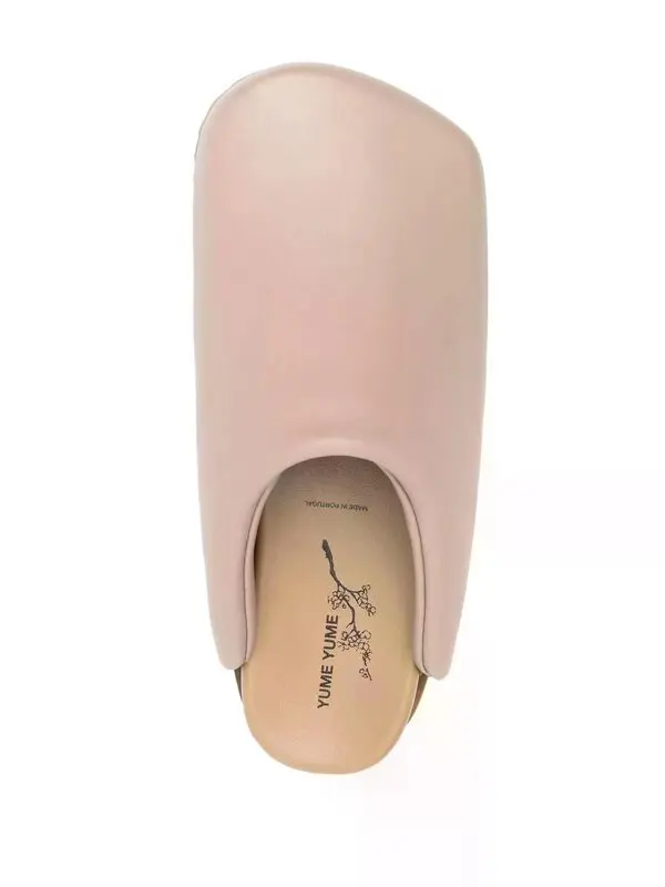 YUME YUME Square-toe Mules - Neutrals