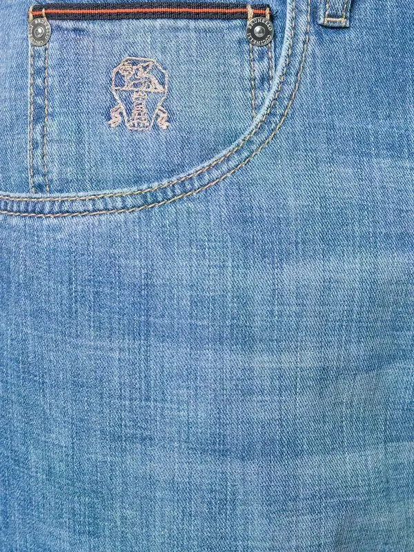 Brunello Cucinelli Mid-rise Straight Jeans - Blue