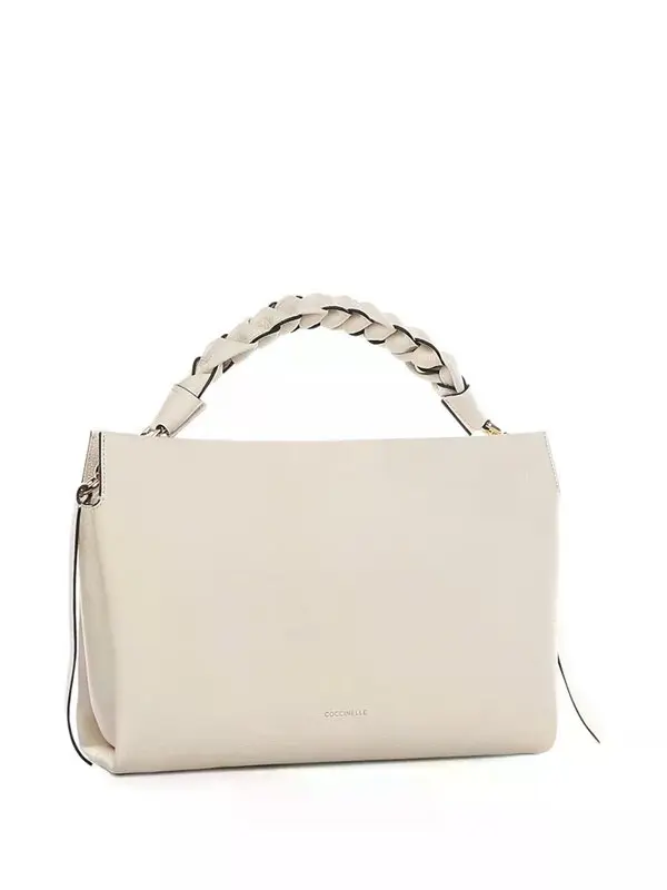 COCCINELLE Boheme Braided-handle Tote Bag - Neutrals