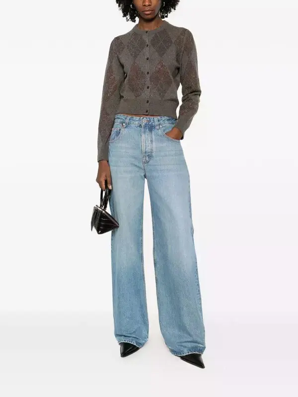 Alexander Wang Crystal-embellished Cardigan