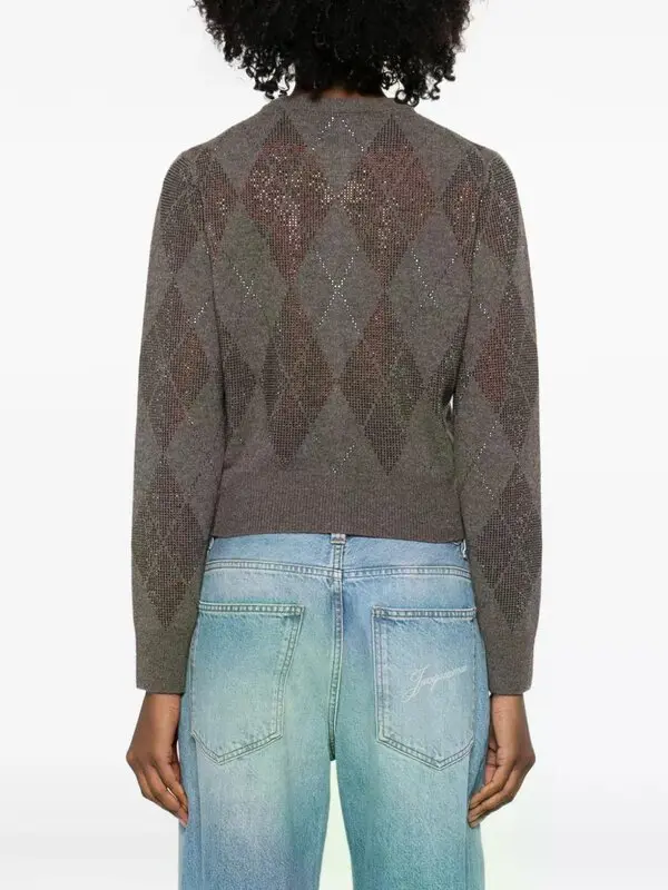 Alexander Wang Crystal-embellished Cardigan