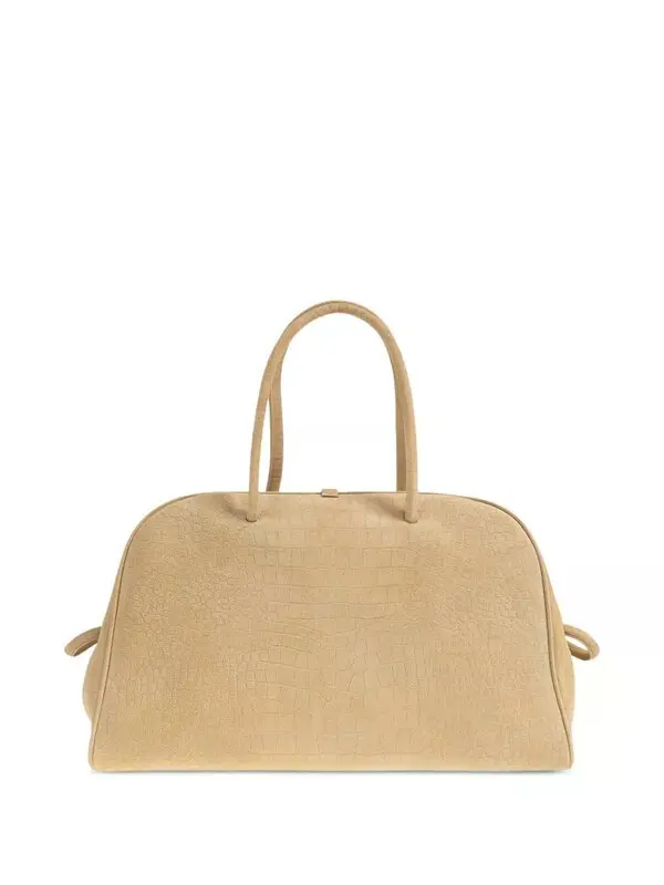 Jacquemus Large Turismo Crocodile-effect Tote Bag