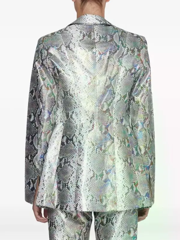 ROTATE BY BIRGER CHRISTENSEN Snake-pattern Blazer