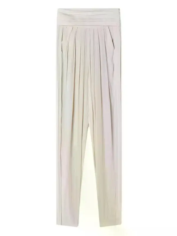 LANVIN Pleated Trousers - Neutrals