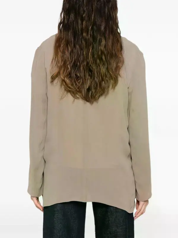 Alberta Ferretti Shawl-lapel Single-button Blazer