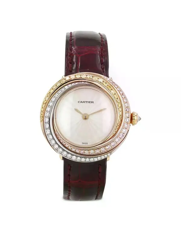 Cartier 23mm 2000s Trinity 3 Golds Watch - Red