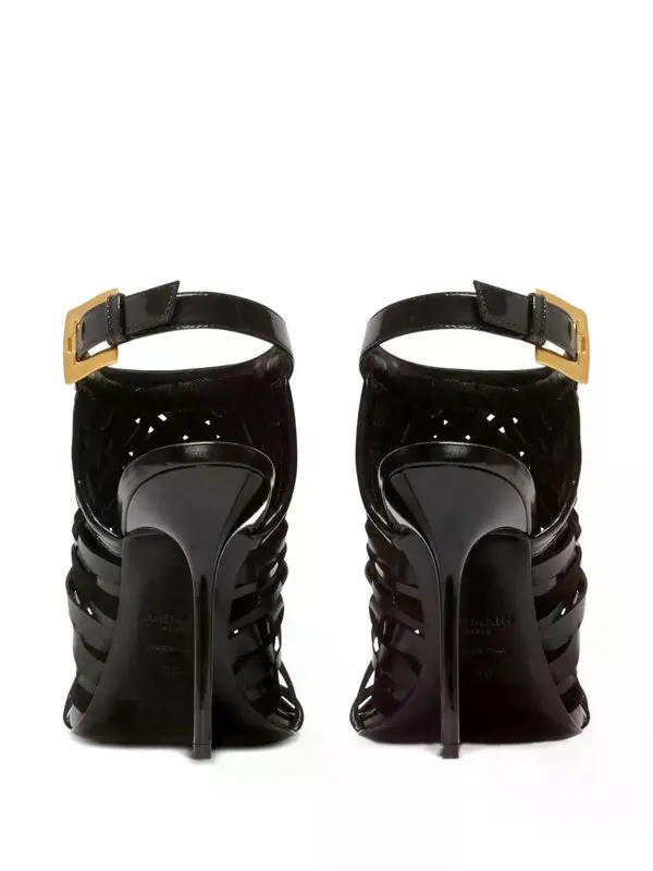 Balmain Fringed Open-toe Sandals