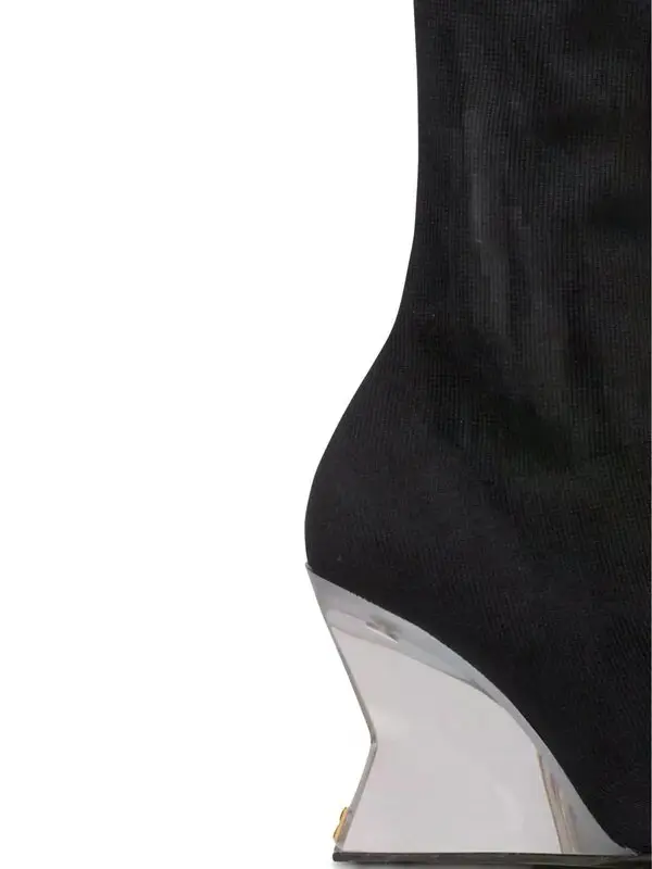 Balmain Wedge Thigh-high Boots