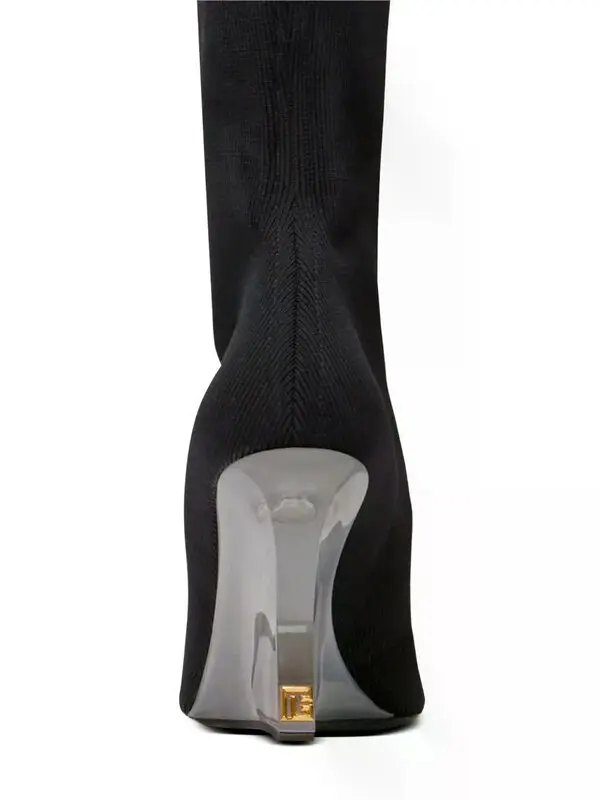 Balmain Wedge Thigh-high Boots